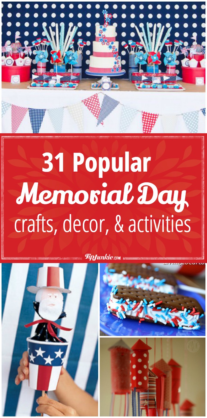31 Popular Memorial Day Crafts Decor And Activities For Kids Tip Junkie
