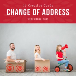 16 Creative Change of Address Cards – Tip Junkie