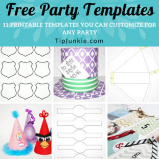 TONS of Free Party Templates to Customize for Any Party! – Tip Junkie