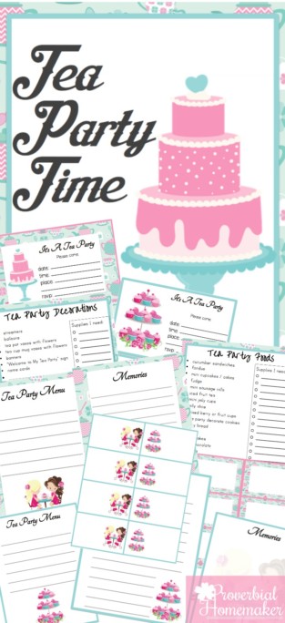 Darling Tea Party Printables to Par-TEA! – Tip Junkie