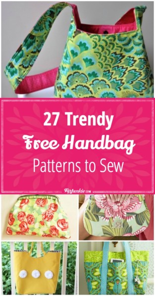 27 Trendy Free Handbag Patterns To Sew – Tip Junkie