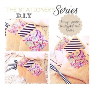 homemade envelope tutorial {stationery diy} – Tip Junkie
