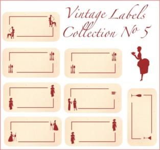 Printables: beautiful classy vintage labels – Tip Junkie