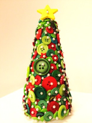Button Christmas Tree & Ornament Tutorial – Tip Junkie