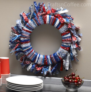 Fringed Bandana Wreath Tutorial – Tip Junkie