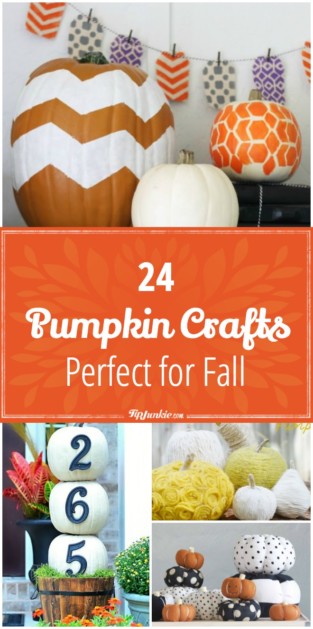 24 Pumpkin Crafts Perfect for Fall – Tip Junkie