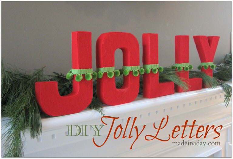 DIy Jolly Letters – Tip Junkie