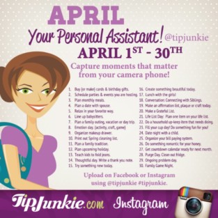 Your Personal Assistant for April! [organize] – Tip Junkie