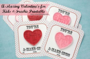 A-Mazing Valentine’s Cards for Kids {free printable} – Tip Junkie