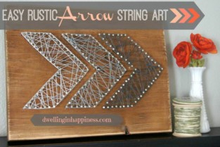 Easy Rustic Arrow String Art – Tip Junkie