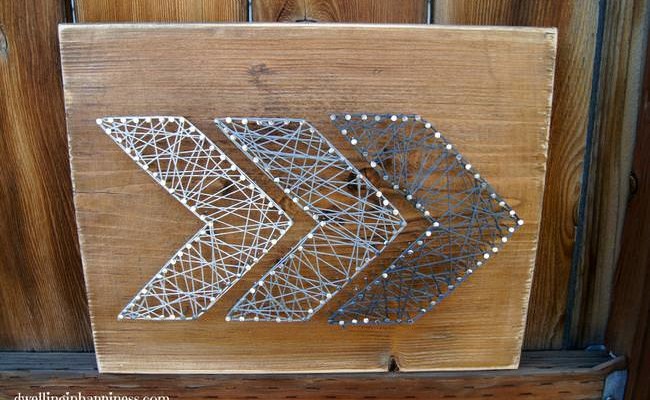 Easy Rustic Arrow String Art – Tip Junkie