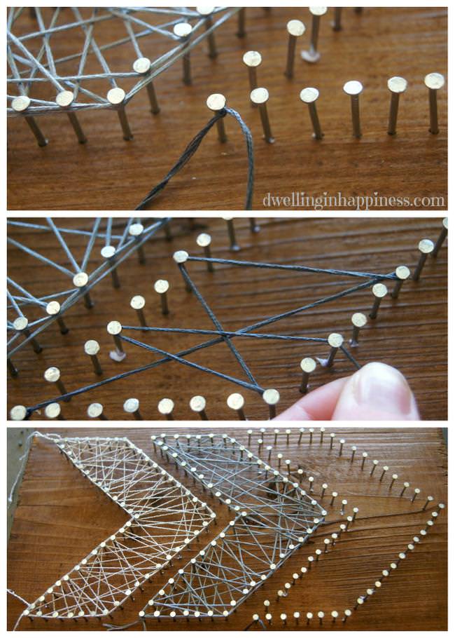 Easy Rustic Arrow String Art – Tip Junkie
