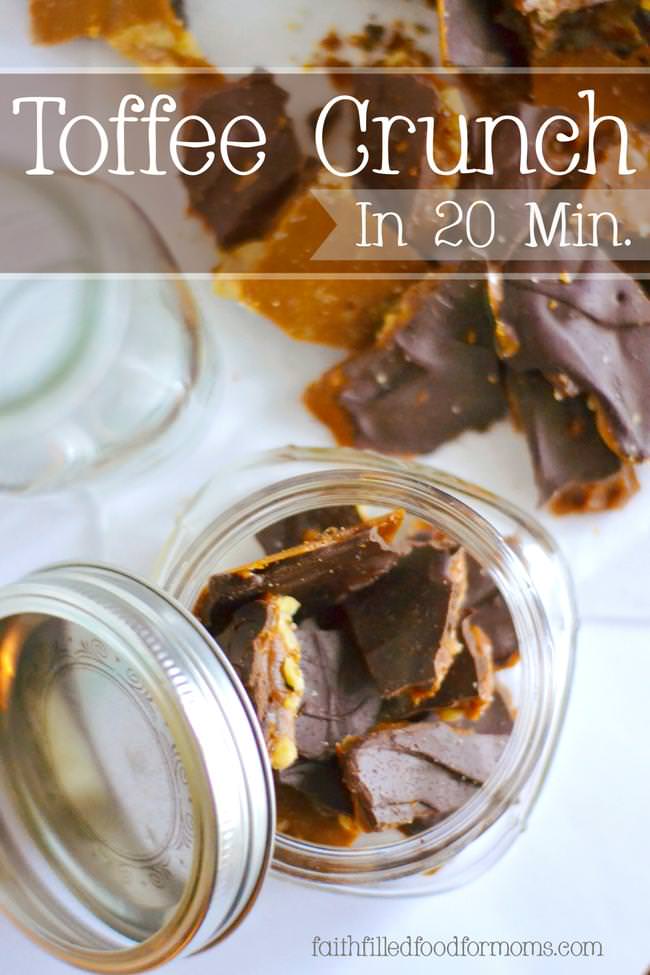 HOMEMADE TOFFEE CRUNCH – Tip Junkie