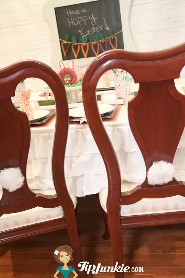 Bunny Tail Chair Backer Easter Crafts {easy} – Tip Junkie