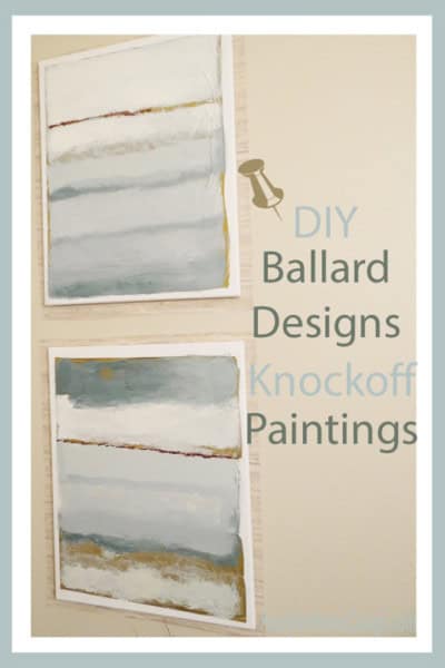 DIY Ballard Designs Knockoff Paintings – Tip Junkie