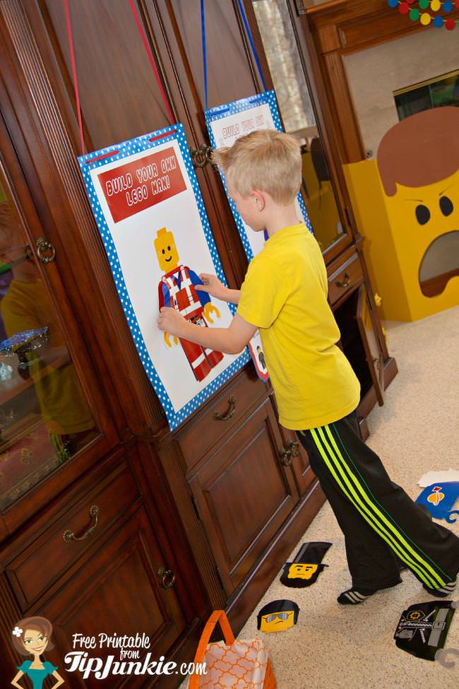 Build Lego Minifigures Game {free printable} – Tip Junkie