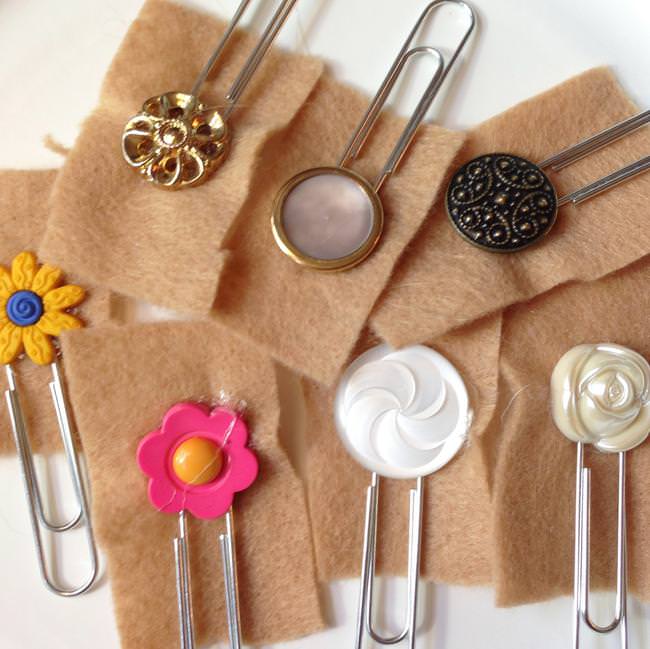 Button Bookmarks DIY – Tip Junkie