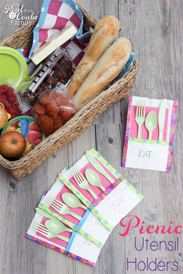 Easy and Cute Picnic Utensil Holders – Tip Junkie