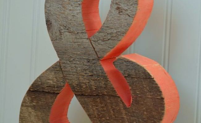 Rustic Ampersand Tutorial – Tip Junkie