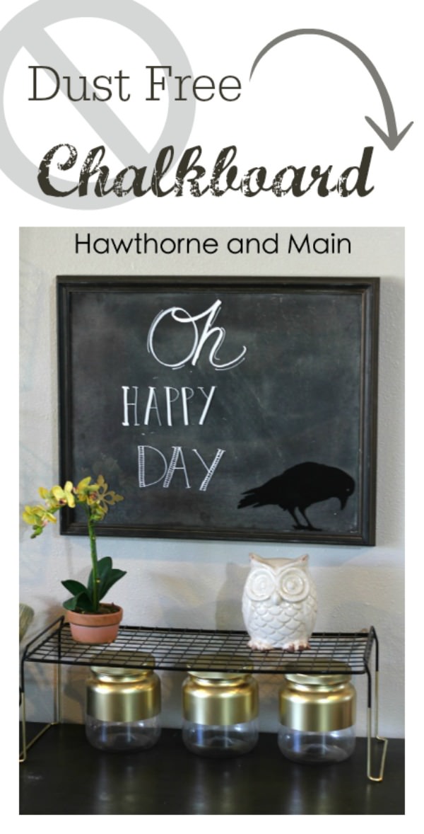Dust FREE Chalkboard – Tip Junkie