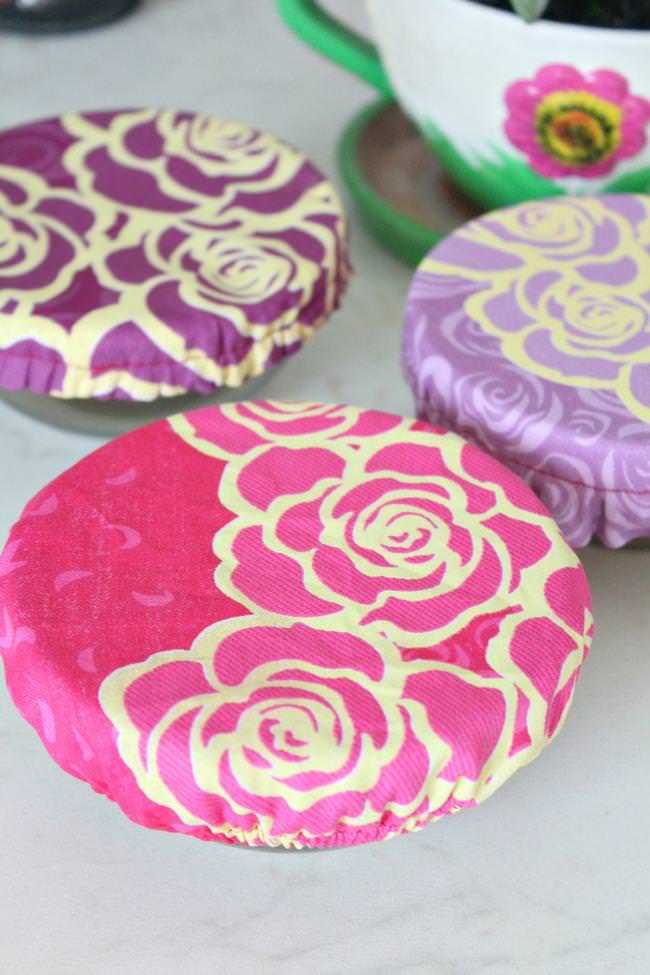Reusable fabric bowl covers sewing tutorial – Tip Junkie