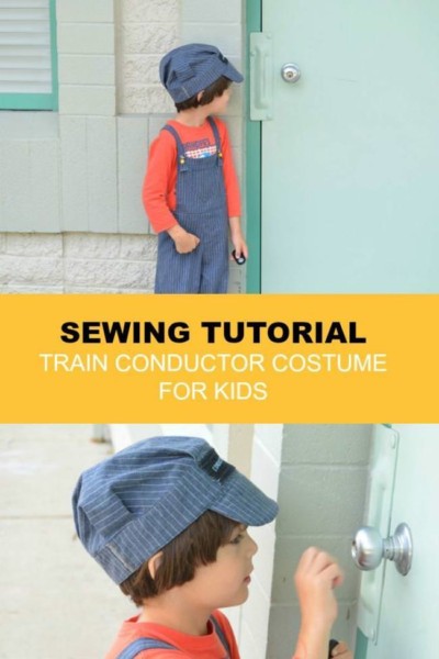 Halloween costume: Train conductor FREE PDF pattern – Tip Junkie
