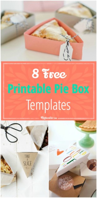 8 Free Printable Pie Box Templates – Tip Junkie