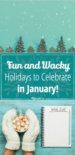 Fun and Wacky Holidays to Celebrate in January! [printable] – Tip Junkie