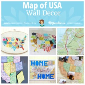 20 Clever Map of USA Craft Ideas [easy] – Tip Junkie