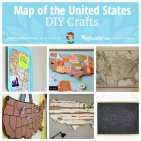 20 Clever Map of USA Craft Ideas [easy] – Tip Junkie