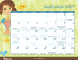 Fun and Wacky Holidays to Celebrate in September [printable] – Tip Junkie