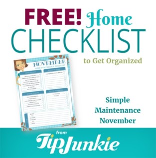 November Organization and Home Repair Checklist [printable] – Tip Junkie