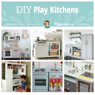 16 DIY Play Kitchen Ideas [tutorials] – Tip Junkie