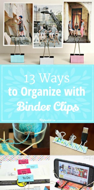 13 Ways to Organize with Binder Clips – Tip Junkie