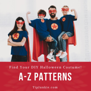 Find Your DIY Halloween Costumes Here! [A-Z free patterns] – Tip Junkie