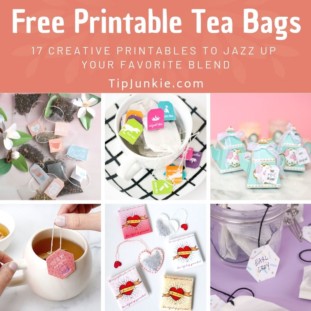 17 Free Pretty Tea Bags to Print – Tip Junkie