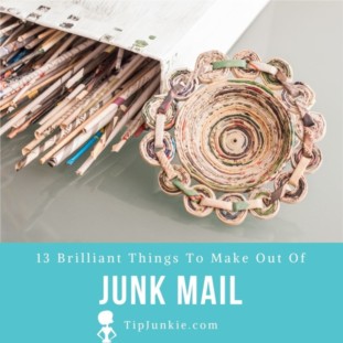 13 Brilliant Things To Make With Recycled Junk Mail – Tip Junkie