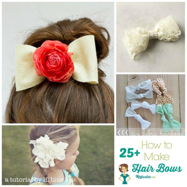 26 Easy How To Make Hair Bows step By Step Tip Junkie