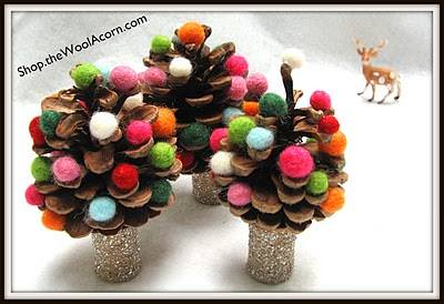 Tutorial for Pinecone Trees {diy} – Tip Junkie