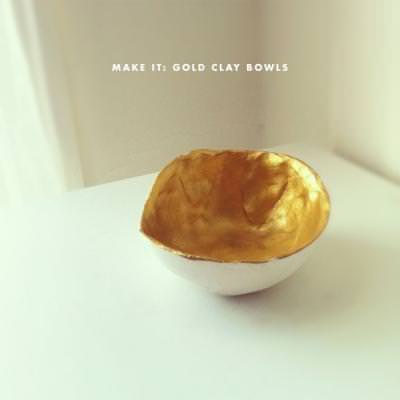 DIY Gold Clay Bowl {step by step} – Tip Junkie