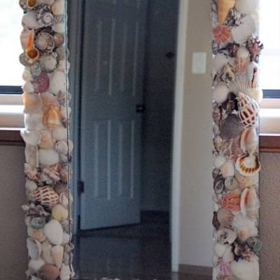 How to Create a Shell Mirror {inspired by Pottery Barn} – Tip Junkie