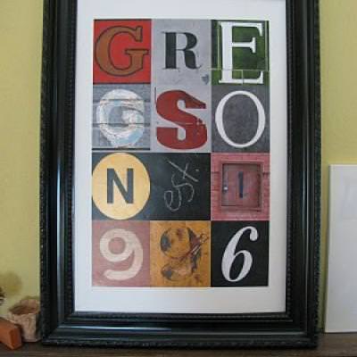 How to Create Typography Art {free letter printables} – Tip Junkie