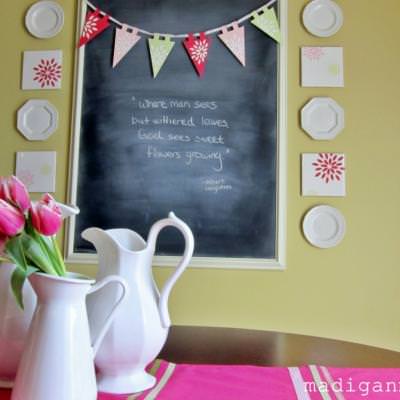 How to Make a Table Runner from Dollar Store Towels {no sew} – Tip Junkie