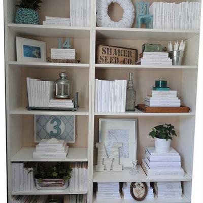 How to Style a Bookcase {organization} – Tip Junkie