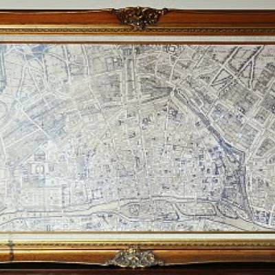 Large Map Art {tutorial} – Tip Junkie