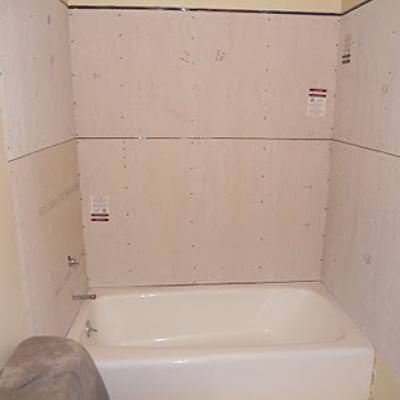 Prepping a Shower for Tile {how to install a bathroom} – Tip Junkie