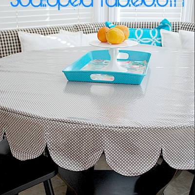 Scalloped Tablecloth {Table Accessory} – Tip Junkie