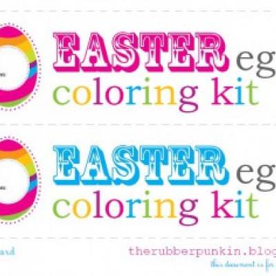 Egg Coloring Easter Party {Easter Printables} – Tip Junkie