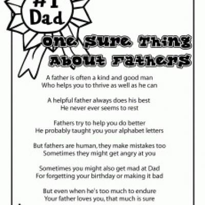 One Sure Thing About Fathers {Father Poem} – Tip Junkie