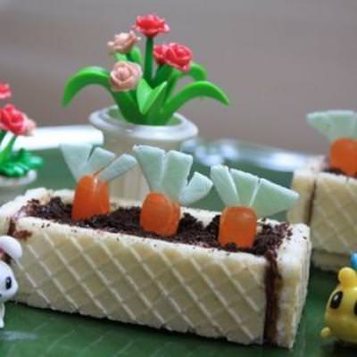 Carrot Patch Dessert {Edible Craft} – Tip Junkie
